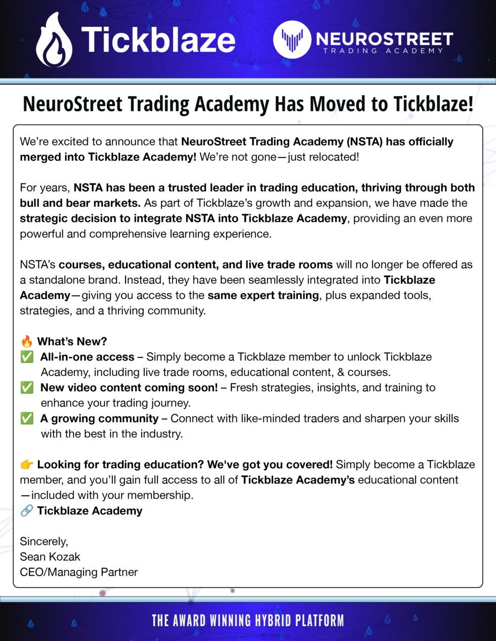 NeuroStreet - Learn with The World´s #1 Prop Trading School